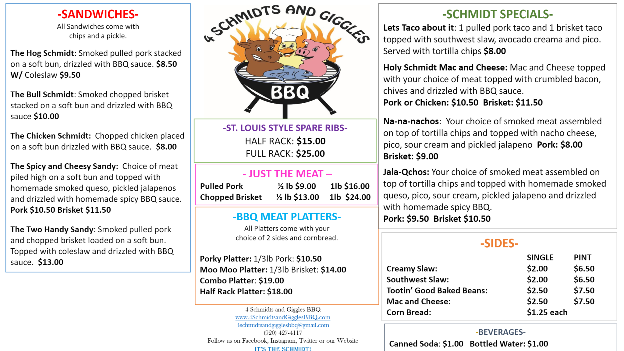 4 Schmidts and Giggles Food Truck - Ziegler Winery